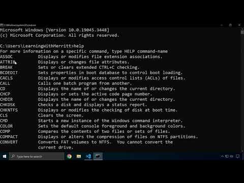 Operating Systems: Windows File System CLI - YouTube