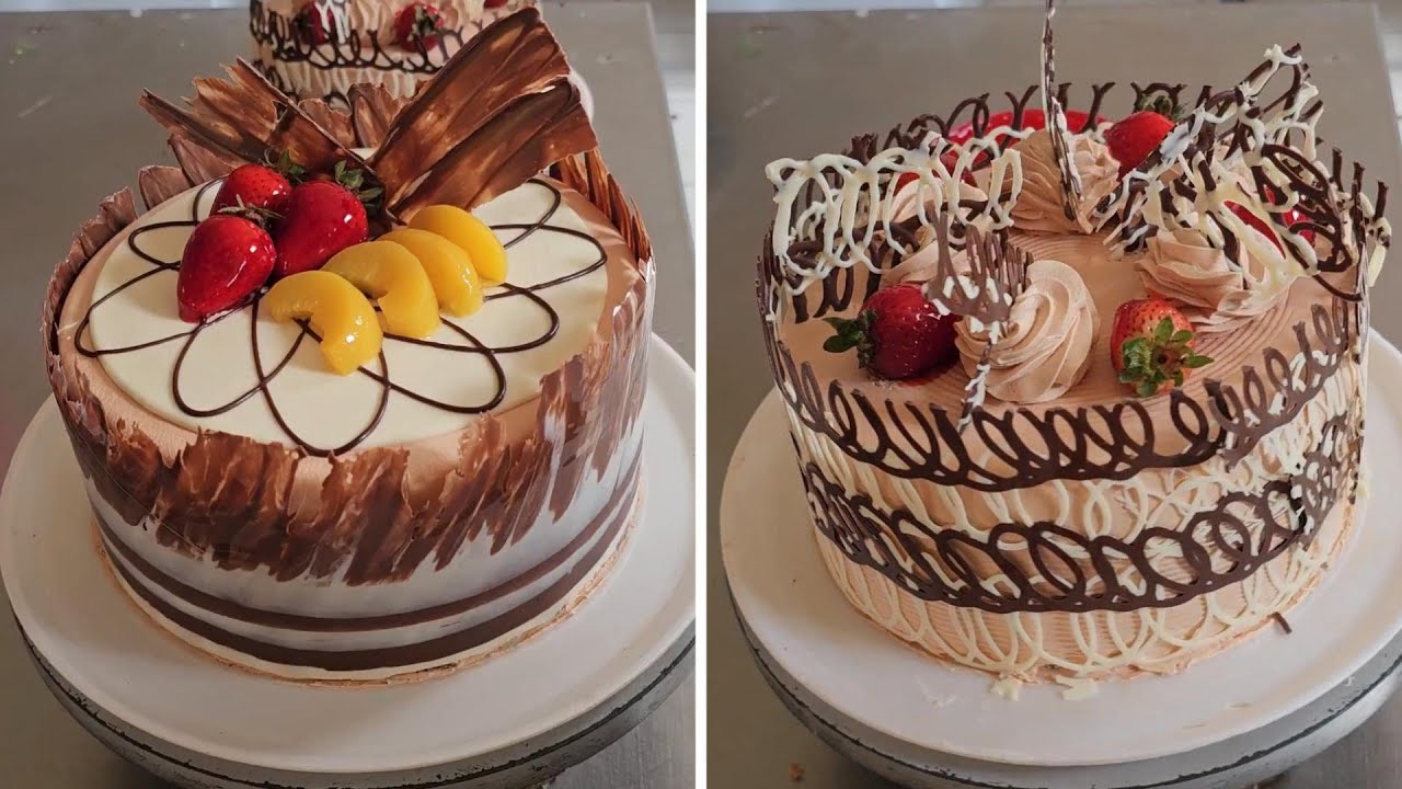 Decoración de pasteles increíbles con chocolate | Como decorar pasteles ...