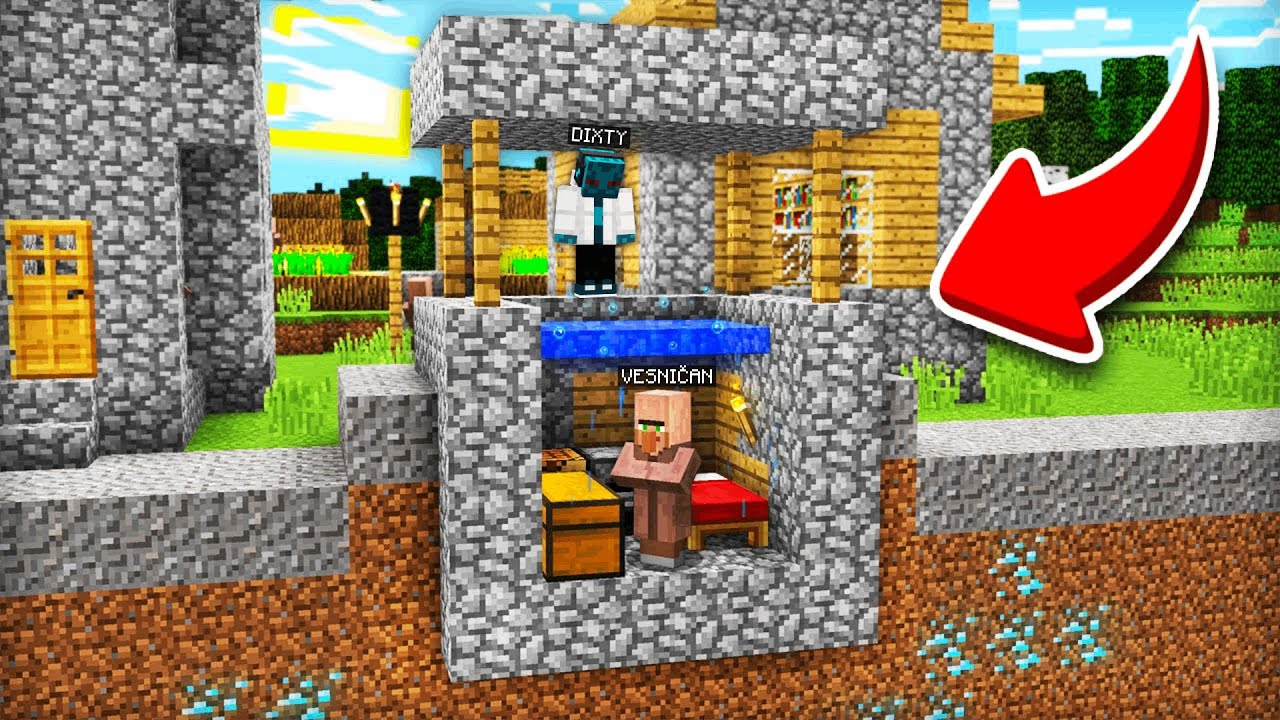 TENTO VESNIČAN SE SCHOVÁVÁ VE STUDNĚ! | Minecraft - YouTube