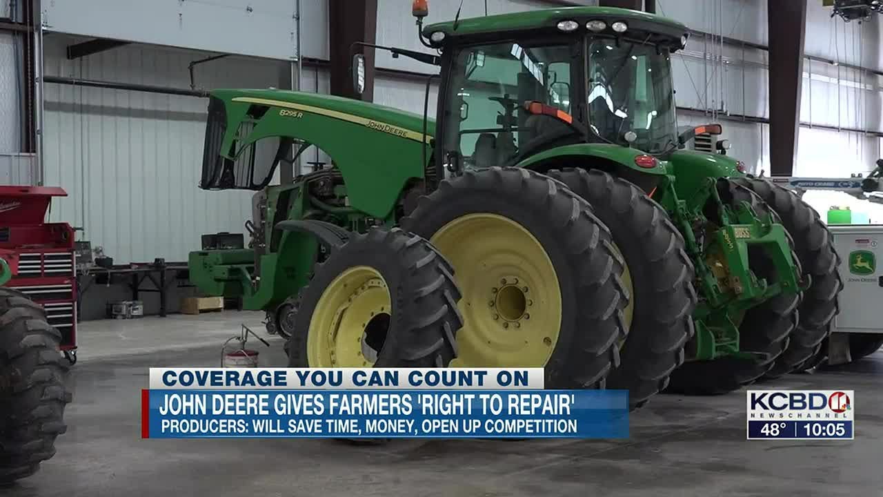 John Deere gives farmers 'right to repair' - YouTube