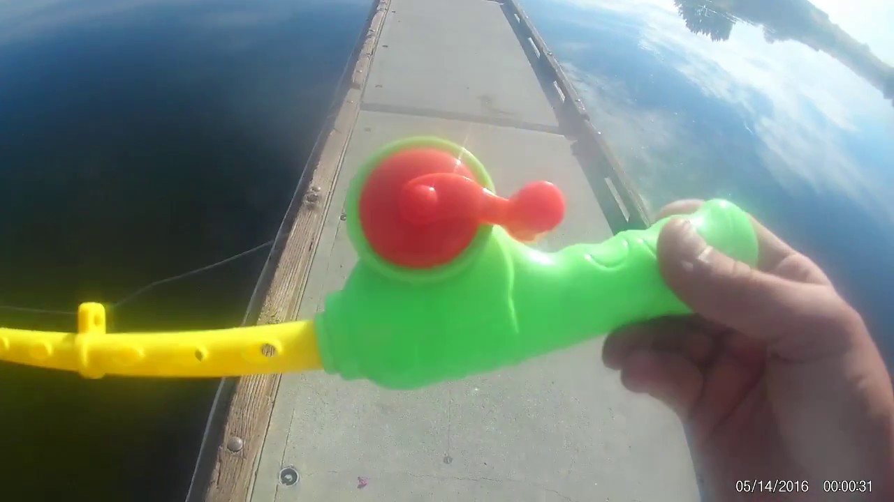Best Rod Ever!!! (Toy Rod Fishing Challenge) - YouTube