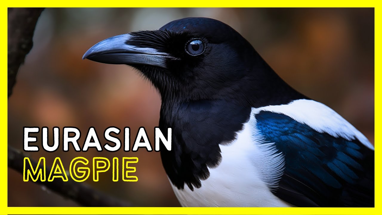 Eurasian Magpie: The Amazing Bird That Can Solve Puzzles - YouTube
