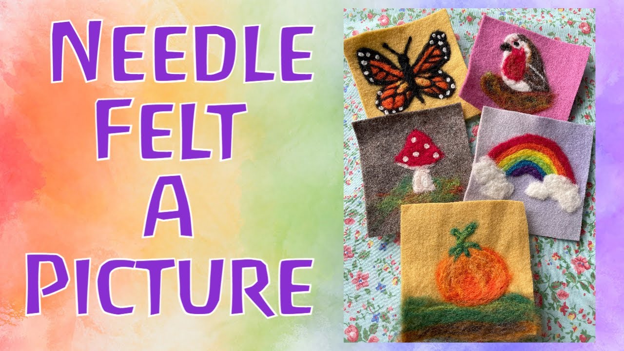 How To Needle Felt A Picture YouTube how-to-needle-felt-a-picture-youtube
