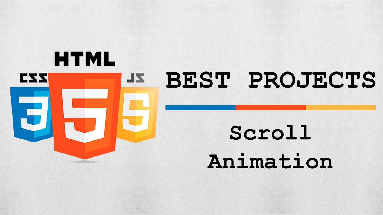 HTML CSS JS Best Project 06 Scroll Animation YouTube HTML CSS JS Best Project 06 Scroll Animation YouTube