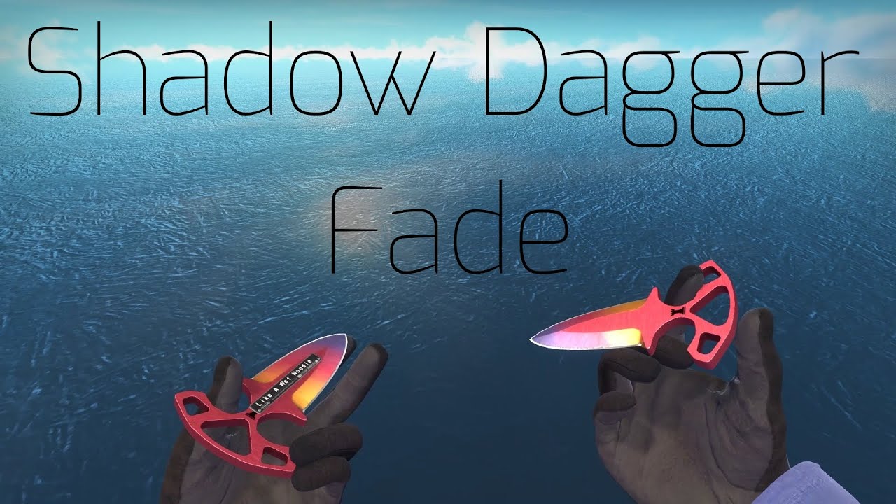 Shadow Dagger Fade Showcase! - YouTube