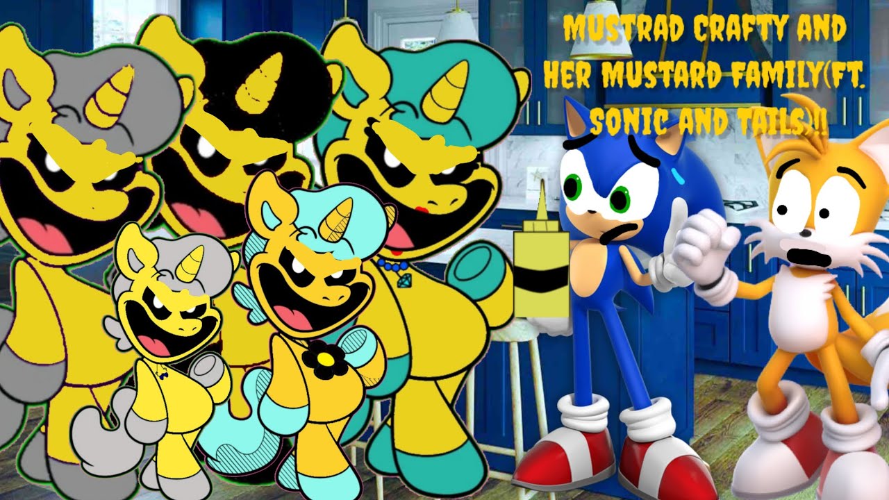 Mustard crafty and her mustard family (FT sonic and tails) - YouTube