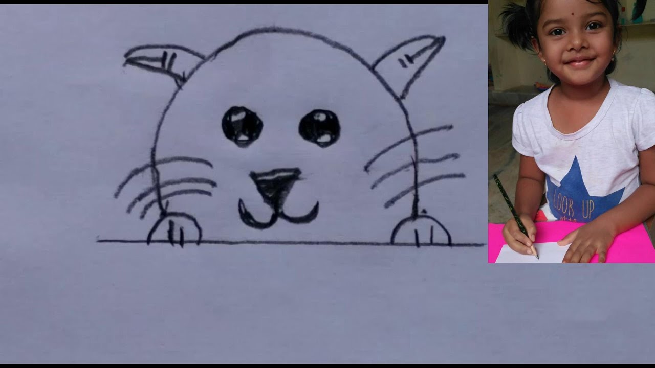 Easy Drawings for Kids/Easy Drawing /Cat Drawing/Cat/Atis Anvi ...