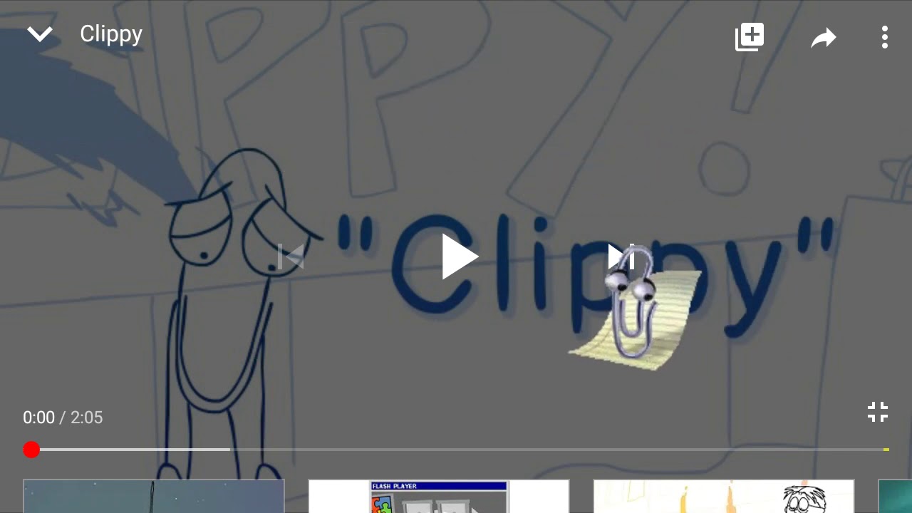 Clippy reacts to the animated stuff that he is contained in - YouTube