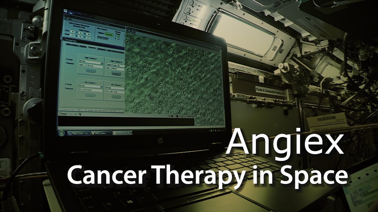 Angiex Cancer Therapy in Space - YouTube