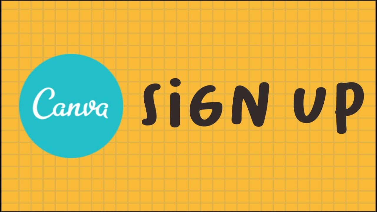 Basic Canva - Sign Up Part 1 - YouTube