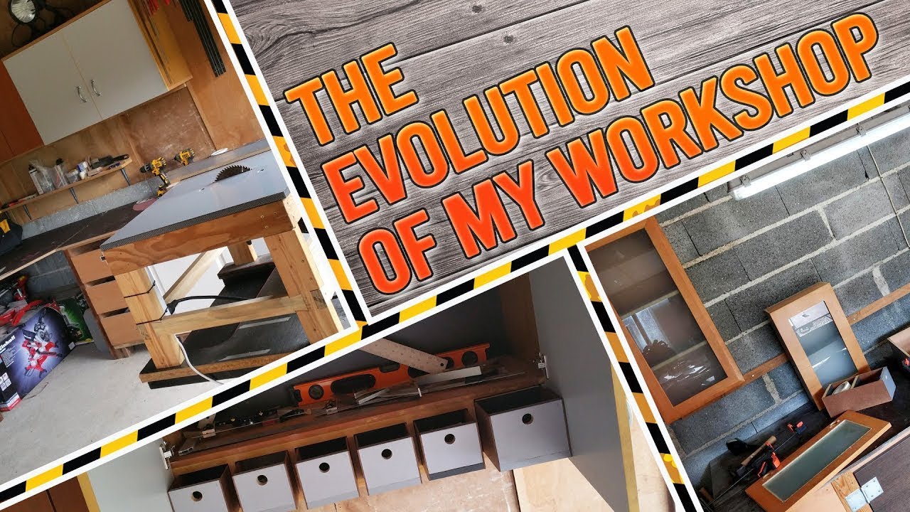 The Evolution Of My Workshop For Woodworking And Metalworking - YouTube