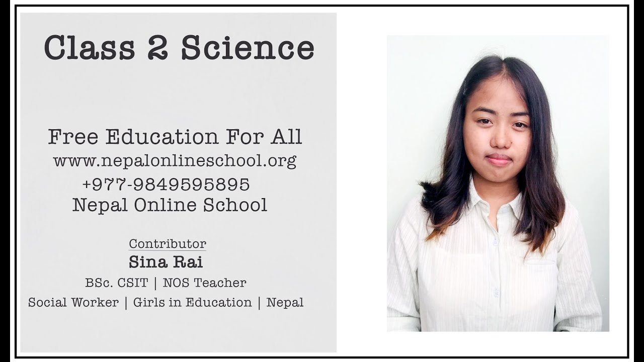 Class 2 Science Class in Nepali | Grade-2 Lesson 3 animals by Sina Rai ...