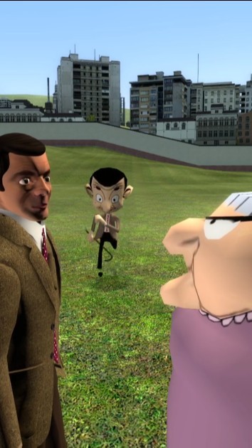 Mrs. Wicket Meets The New Mr. Bean Clone! #mrbean #shorts - YouTube
