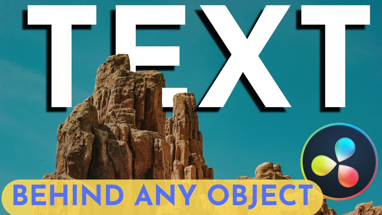 Advanced Text Effects Putting Text Behind Moving Objects In DaVinci Advanced Text Effects Putting Text Behind Moving Objects In DaVinci