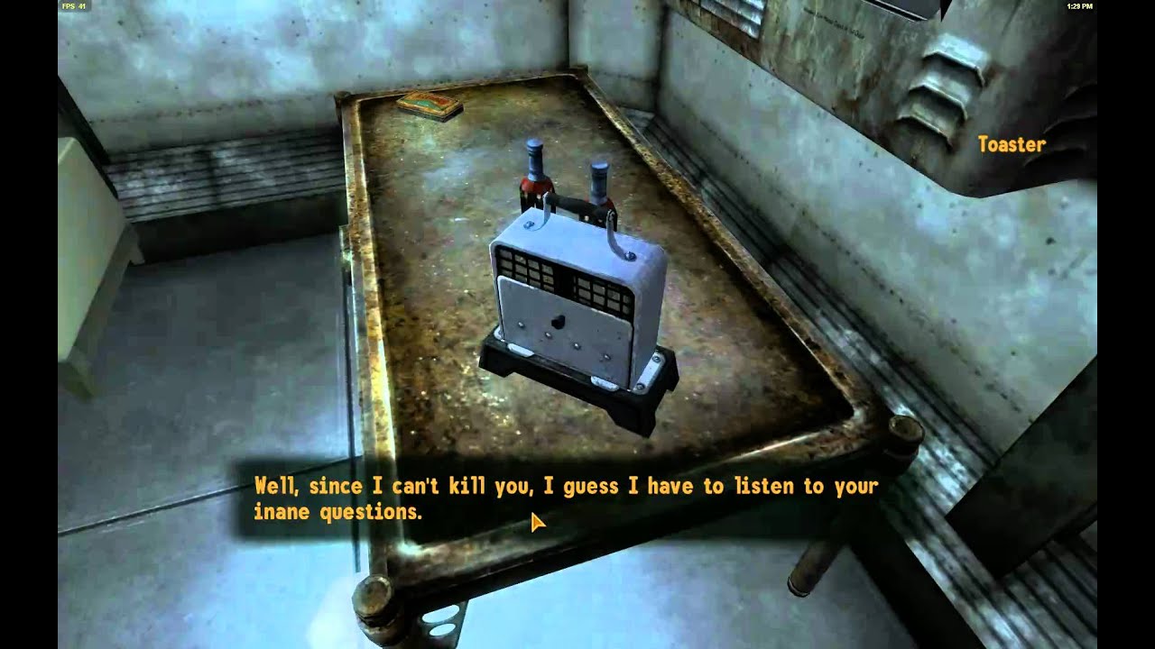 Fallout: New Vegas - Old World Blues (Toaster of doom) - YouTube