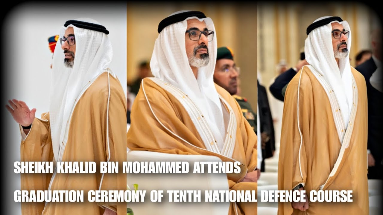 Abu Dhabi Crown Prince Sheikh Khalid bin Mohammed At Graduation Ceremony Of National Defence ...
