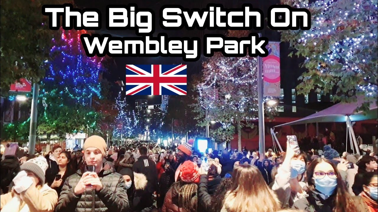 WINTERFEST -🌲🎅THE BIG SWITCH ON CHRISTMAS LIGHT🌲🎅WEMBLEY PARK LONDON ...