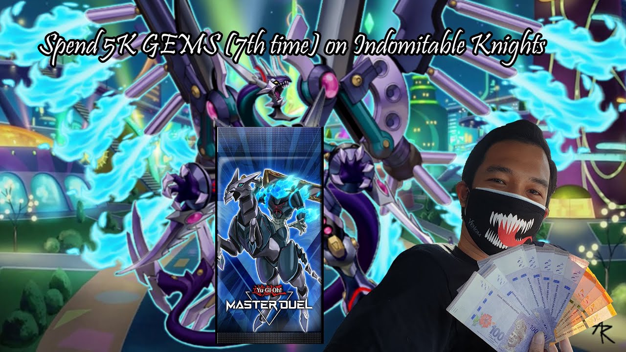 Spend 5K GEMS (7th time) on Secret Pack: Indomitable Knights | Yu-Gi-Oh ...