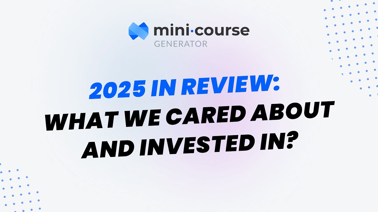 2025 in Review: Building the Most Advanced AI Course Creator Platform ...