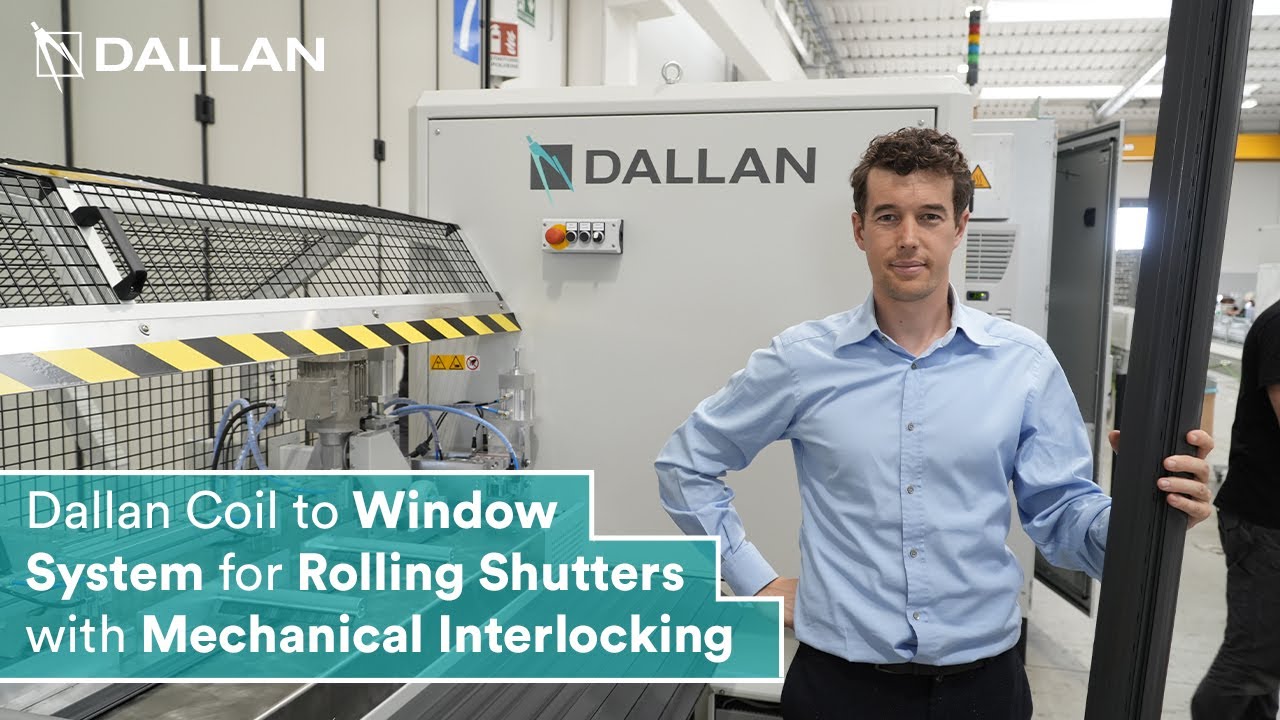 DALLAN COIL to WINDOW SYSTEM for ROLLING SHUTTERS with MECHANICAL ...