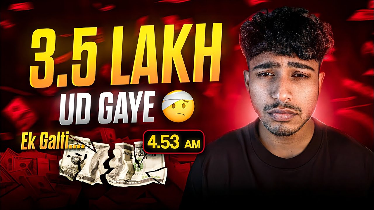 Why I Lost ₹3.5 Lakh in Trading | Discipline & Psychology Reality Check ...