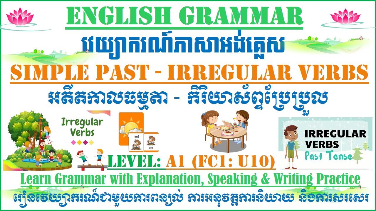 Simple Past _ Irregular Verbs | Grammar Explanation & Conversation ...