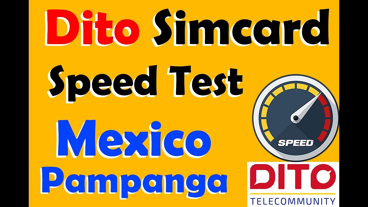 Actual Speed Test on DITO Sim at Mexico, Pampanga - YouTube