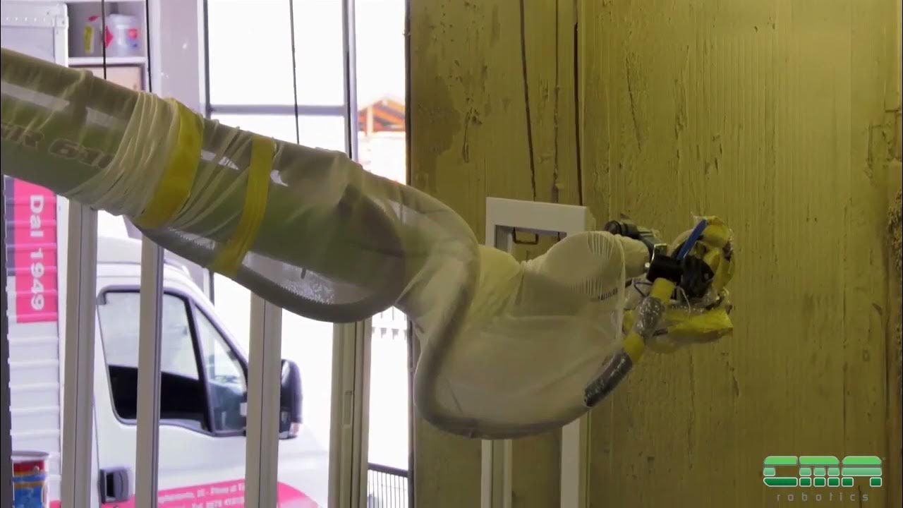 AWPS Automatic Windows Painting System by CMA Robotics Spa Verniciatura Automatica Serramenti ...