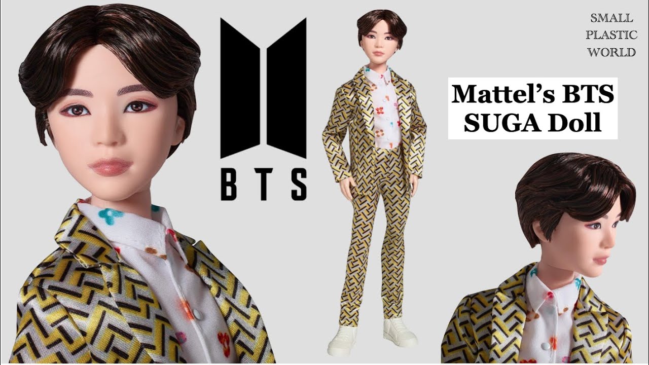 Let's check out Mattel's SUGA 슈가 doll from #BTS! - YouTube