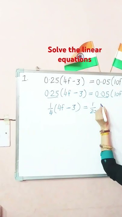 #maths #mathsmethod #mathskills #mathssolutions #algebra #linear equations WATCH TILL THE 😊👍 ...