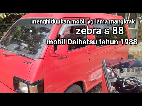 menghidupkan mobil zebra 1988 yang lama mangkrak. - YouTube