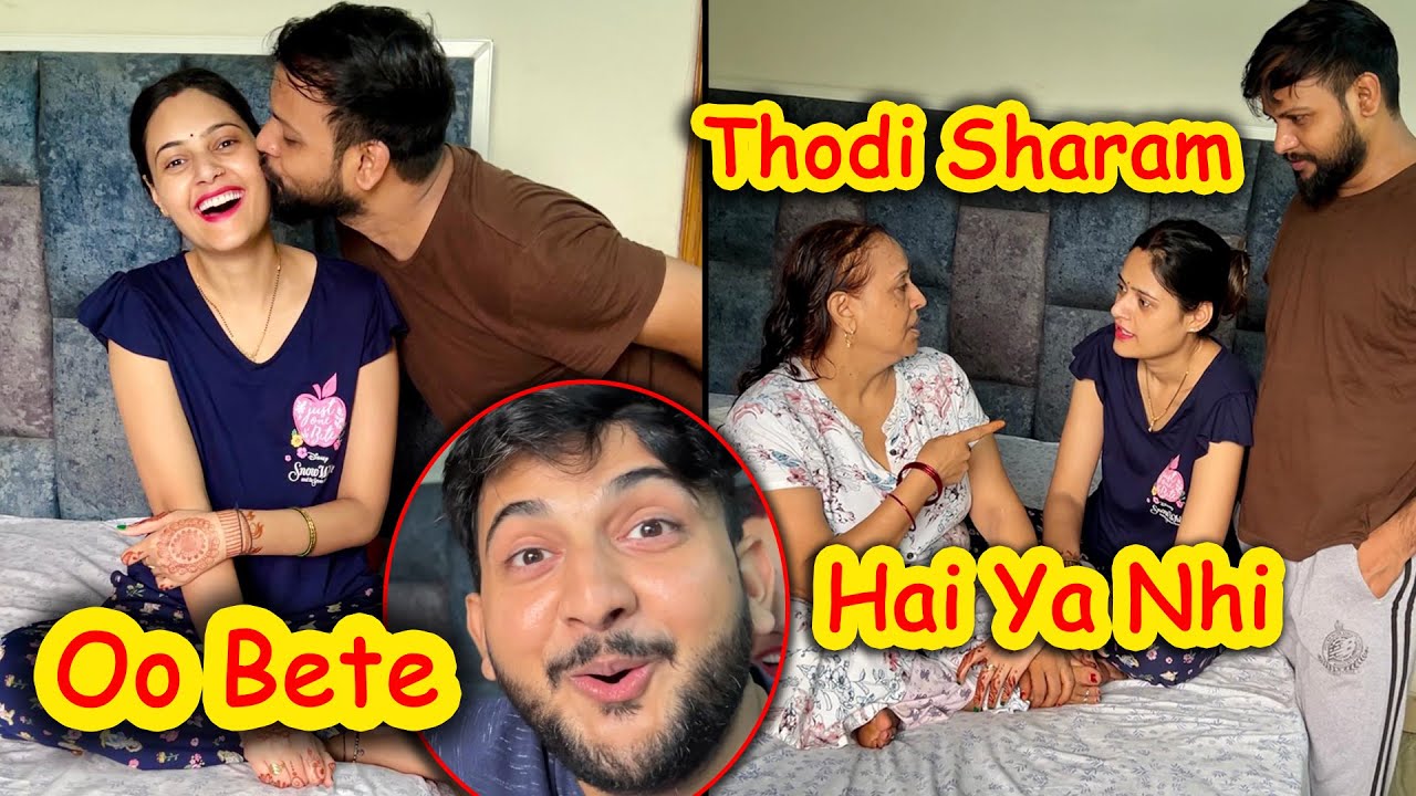 Mummy Ke Samne Bhabhi Ko Kiya Kiss😱 Mummy Hui Gussa😡 Vinay Thakur 8537