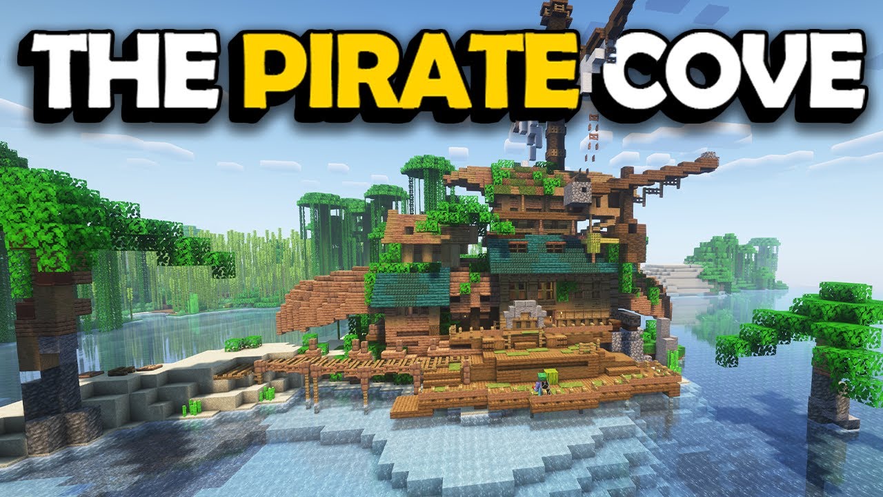 Minecraft Pirate Cove A Pirate Megabase! Rate It On A Scale From 10 To