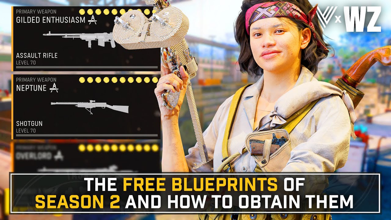 The FREE BLUEPRINTS Of Season 2... (Warzone + Vanguard Free Weapon ...