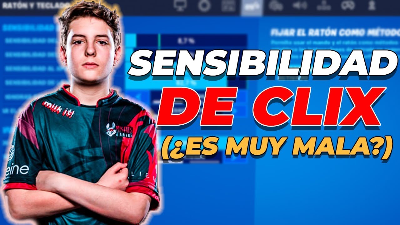 !!PROBANDO la SENSIBILIDAD de CLIX!!(Es muy Mala🤔)/ Fortnite ...