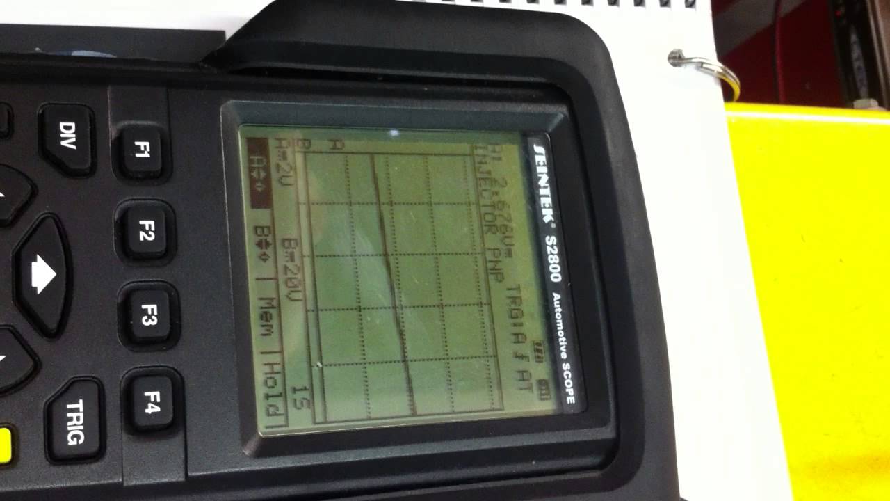 MAP sensor oscilloscope - YouTube