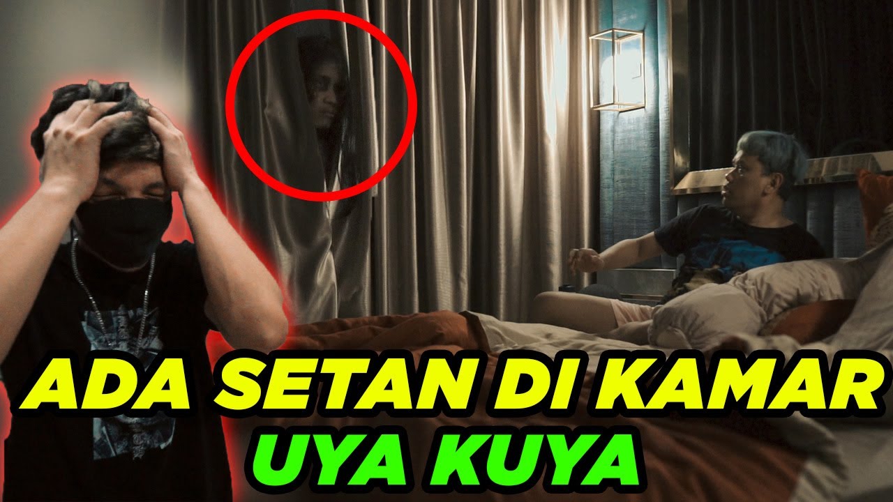 Prank jadi Setan Ke Kamar Uya Kuya.. sampe di tendang beneran.. - YouTube