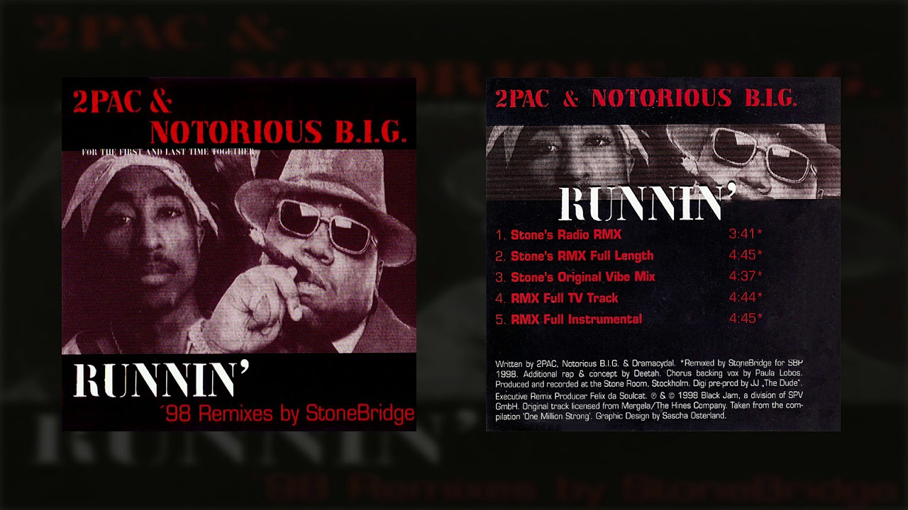 2Pac - Runnin' (Feat. Notorious B.I.G) (Stone's Radio RMX) (HQ) - YouTube