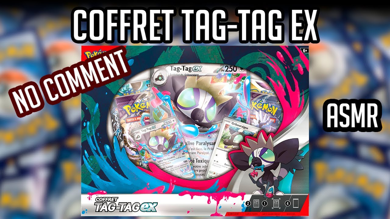 UNBOXING COFFRET TAG-TAG EX #pokemon #asmr - YouTube