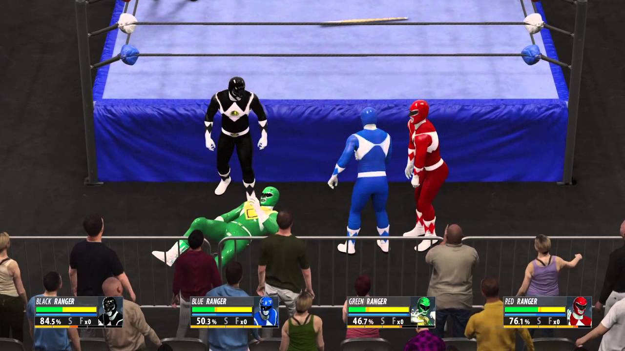 WWE 2K16 : Power Rangers Assemble - YouTube