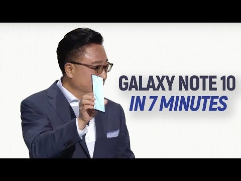Galaxy Note 10+ Ankündigung in 7 Minuten