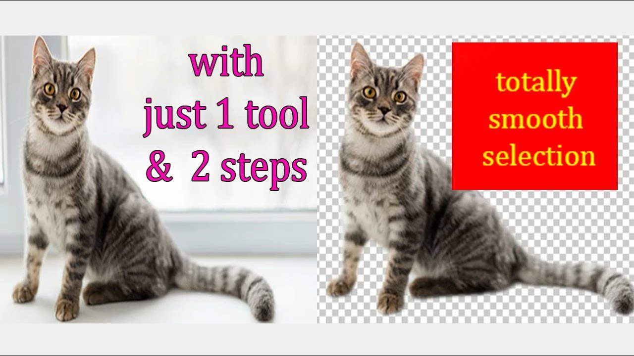 2 easy way to select an object in Photoshop and Remove background - YouTube