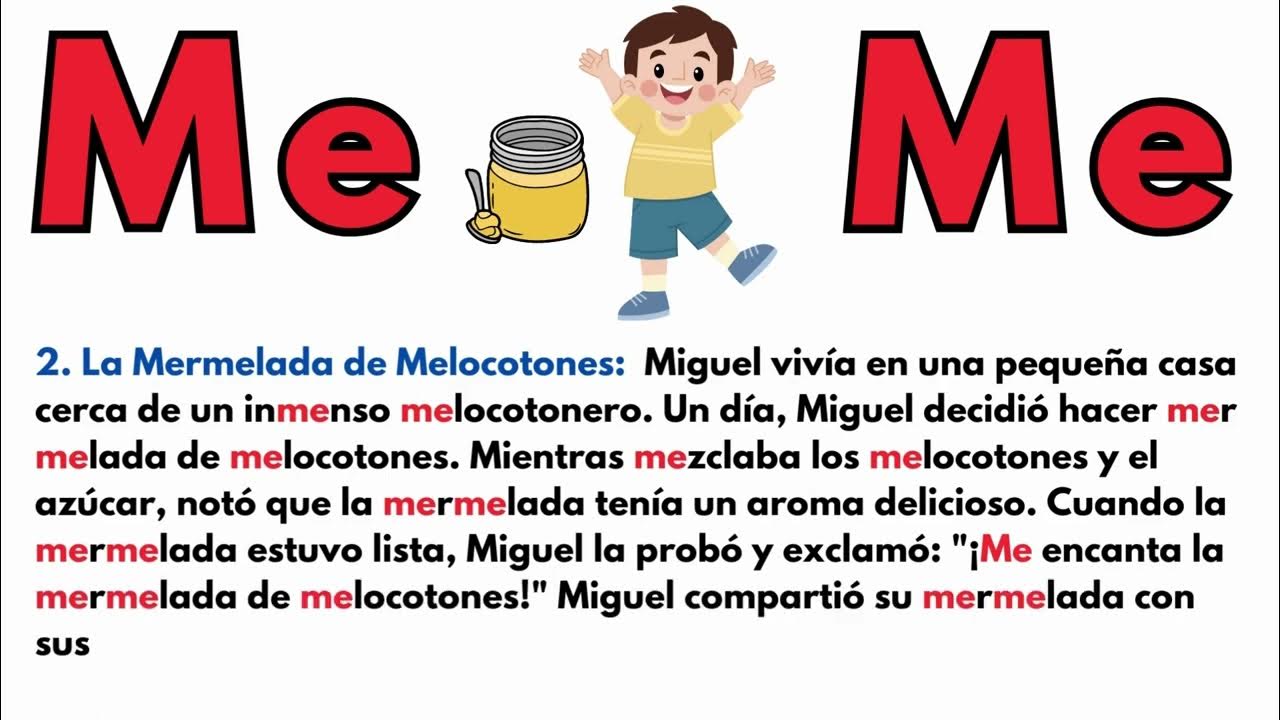 LECTURAS CORTAS para niños con las Sílabas Ma, Me, Mi, Mo, Mu. Para ...