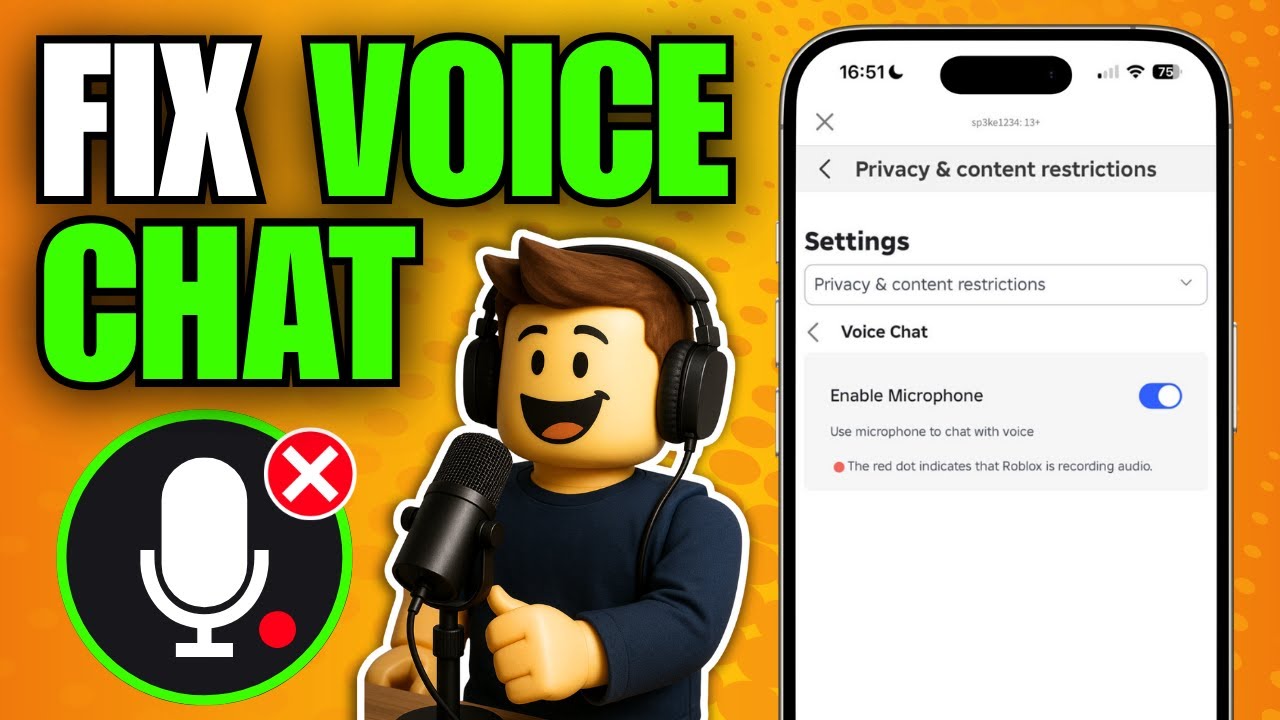 How To Fix Roblox Voice Chat Not Working on Mobile (2025) - YouTube