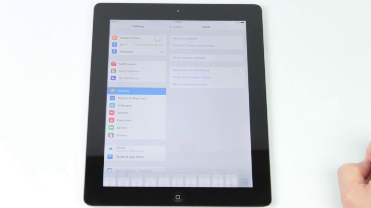 How To Remove Your iCloud Account From An iPad - YouTube