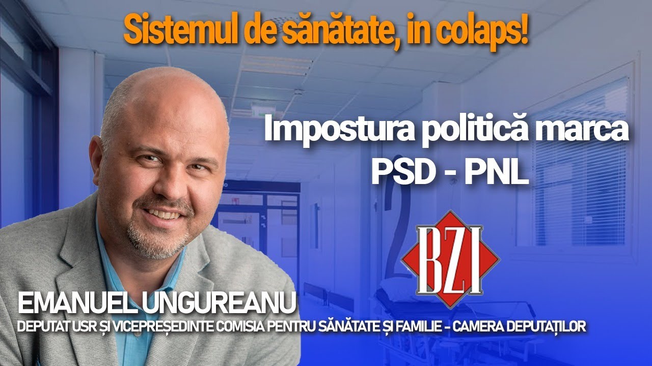 Emanuel Ungureanu, vicepreședintele Comisiei pentru sănătate și familie ...