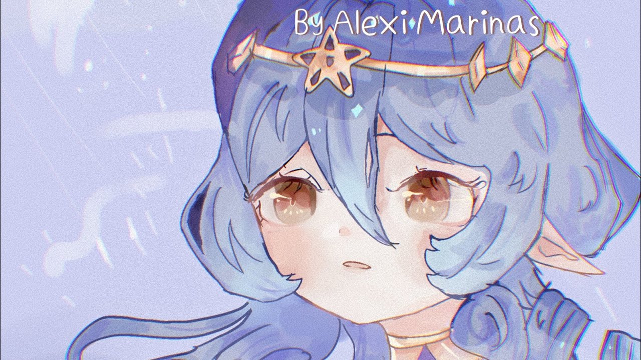 Drawing Layla 🦋 ️[Genshin Impact] // timelapse - YouTube