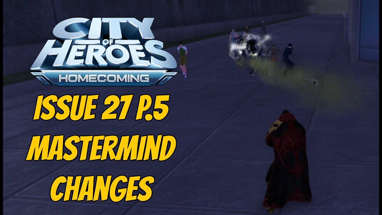 Changes to Masterminds on Homecoming Issue 27 p. 5 for City of Heroes ...