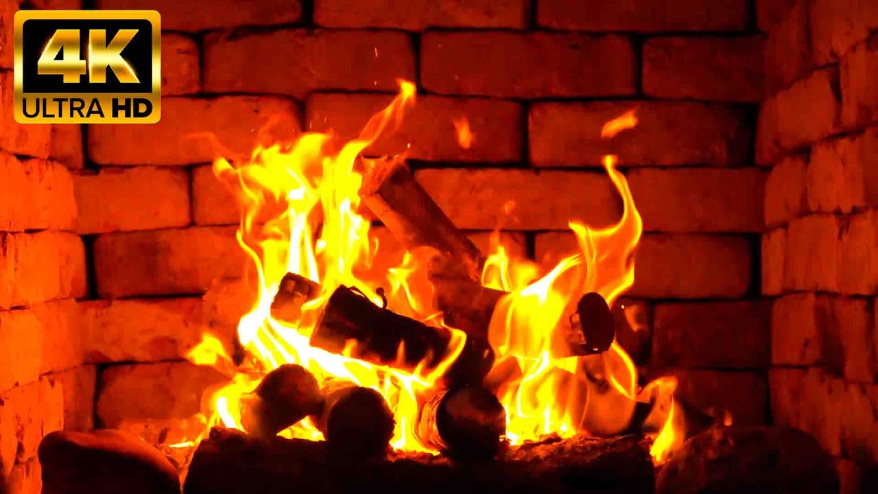 🔥 Relaxing Fireplace: High-Quality Ultra HD Experience with Natural ...