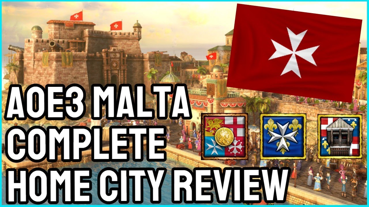 AoE3 [KotM] - Malta Guide: All Home City Shipments/Cards - YouTube